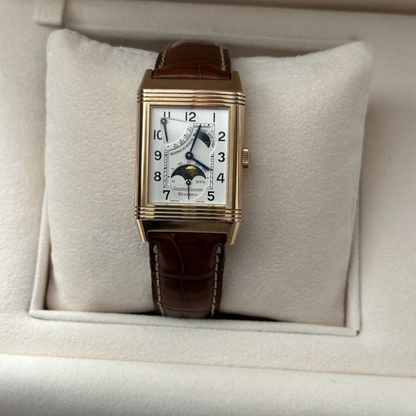 Jaeger LeCoultre Reverso Sun Moon, Power Reserve ,Moonphase, 18K Rose ...