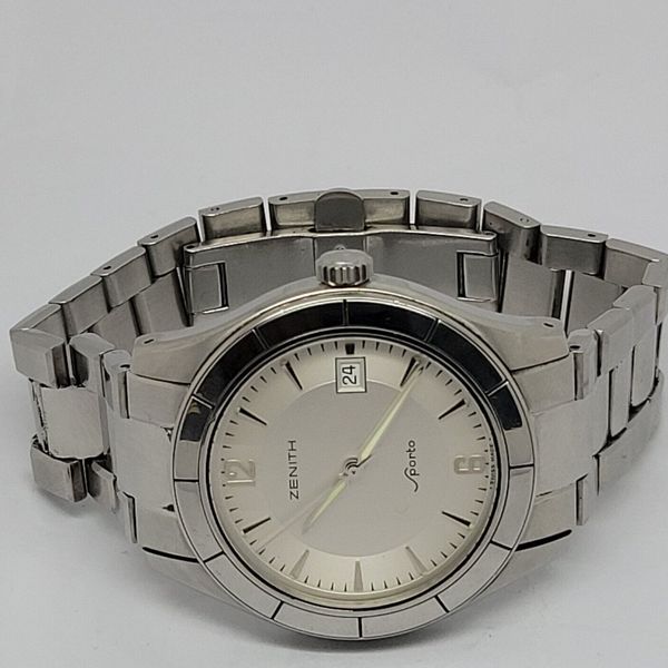 ZENITH SPORTO SWISS MADE MENS WATCH REF: 01/02 0100 940 RARE 40MM ...