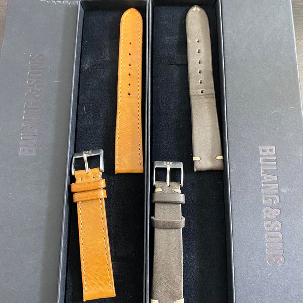 [WTS] 2 Bulang and Sons Straps, 2 for $95!! | WatchCharts Marketplace