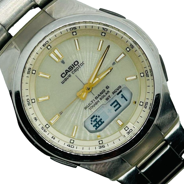 CASIO Wave Ceptor WVA-M600 Tough Solar Multi Band 6 Watch Day Date ...