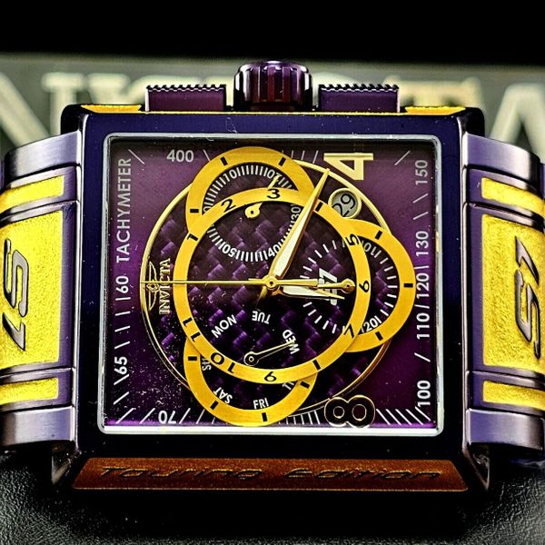 NEW Invicta 44mm Purple Label S1 Rally Touring Swiss Chronograph Strap ...