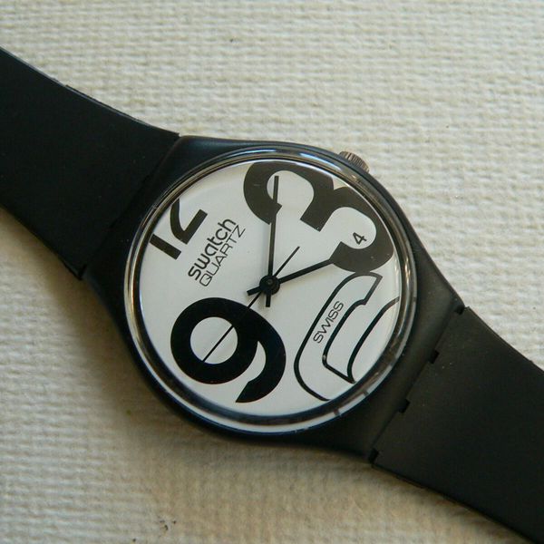 1984 Vintage Swatch Watch Standard GB103 Rare | WatchCharts Marketplace