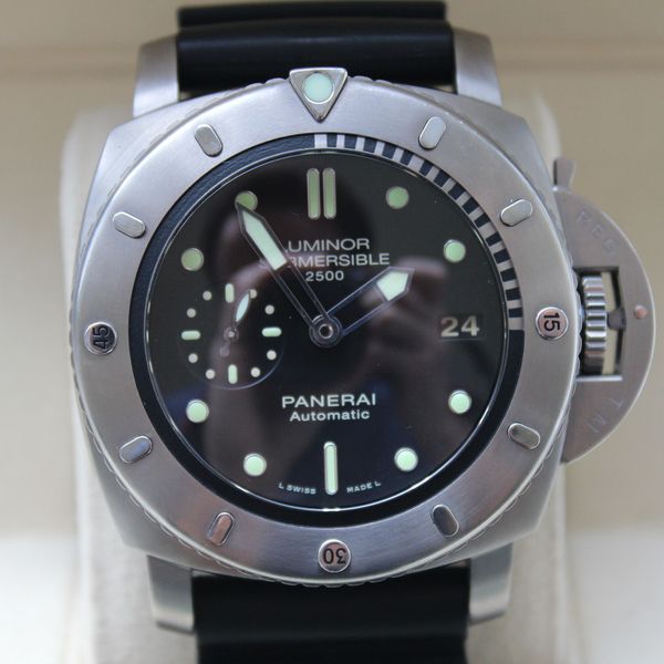 FS: Panerai PAM 364 Luminor Submersible 1950 47mm 3 Day Titanium ...