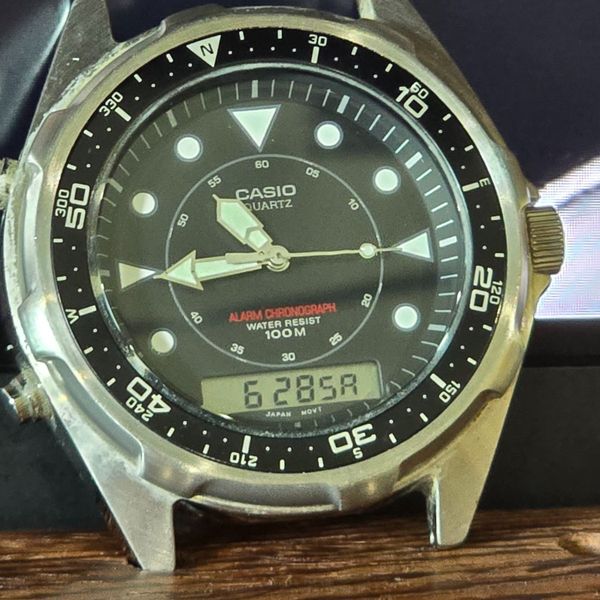 Casio "Arnie" Watch AMW-320R Black Dial | WatchCharts Marketplace