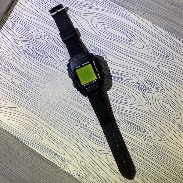 Casio Wrist Camera WQV-1 Men's Watch Black Gray Digital Quartz ...