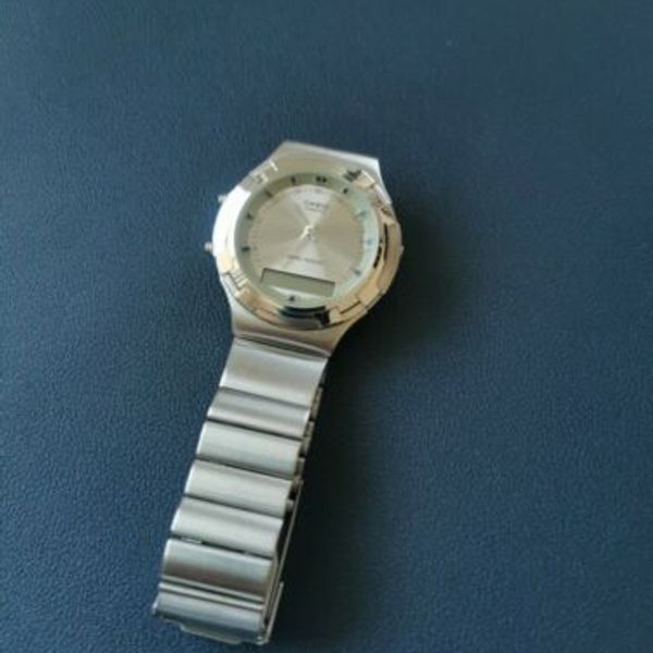 Casio Quartz Watch Wrist Watch Men's Clock Stainless Steel MTA-1000 ...