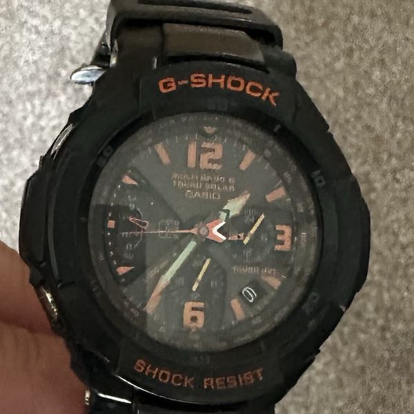 Casio Men's G Shock GW-3000B Gravitometer Sky Cockpit Watch ...