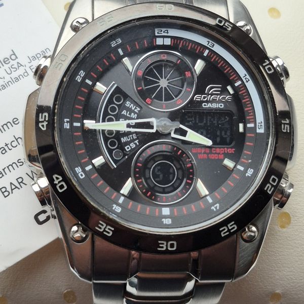 Casio Edifice Wave Ceptor Model 5033 | WatchCharts Marketplace