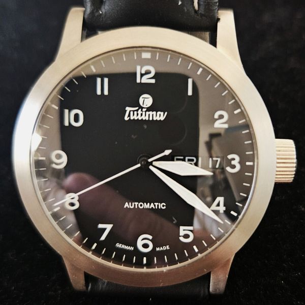 Tutima Day-Date Pilot FX Black Dial Watch | WatchCharts Marketplace