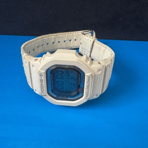 Casio White Gshock Square Watch (poor Condition) | WatchCharts Marketplace