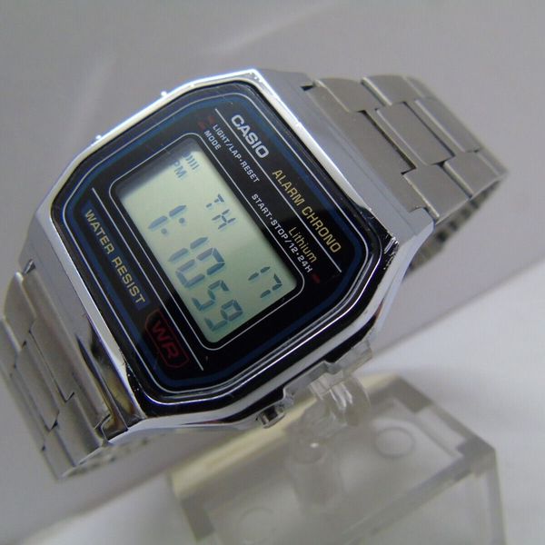 CASIO DIGITAL WATCH A158W **USED/FAIR CONDITION** ALARM STOPWATCH | WatchCharts Marketplace