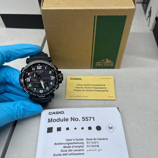 Casio Pro Trek Men's Tough Solar Triple Sensor Atomic 52mm Watch PRW6600Y-1A9 | WatchCharts ...