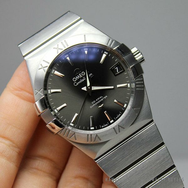 OMEGA CONSTELLATION CO-AXIAL EXHIBITION BACK 38MM MEN'S WRIST WATCH ...
