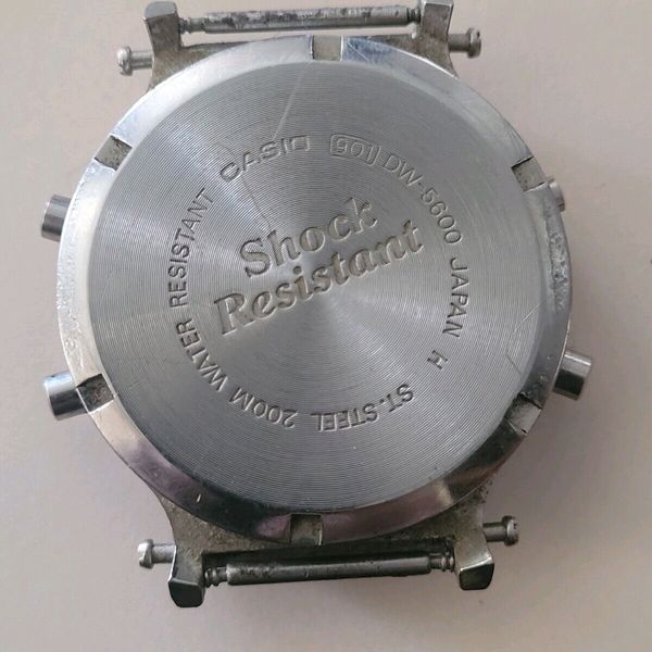 VINTAGE! Casio G-SHOCK DW-5600 Japan H module 901 '94 Screw Back Model ...