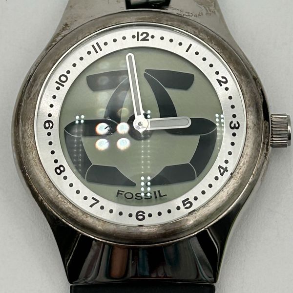 Fossil Watch Big Tic Animation Dial Watch JR-7844 New Batteries Works ...