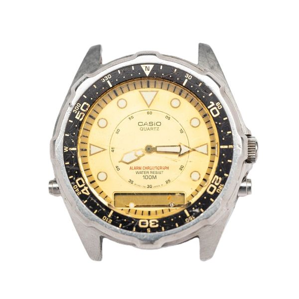 Casio Quartz Vintage Alarm Chronograph Water Resist 100m 358 AMW-32 For Repair | WatchCharts ...