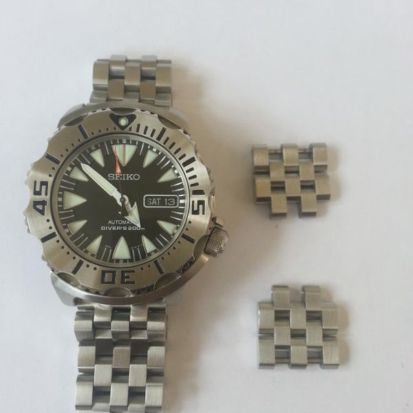 Seiko Monster (2nd Gen) 2 bracelets and other straps | WatchCharts ...