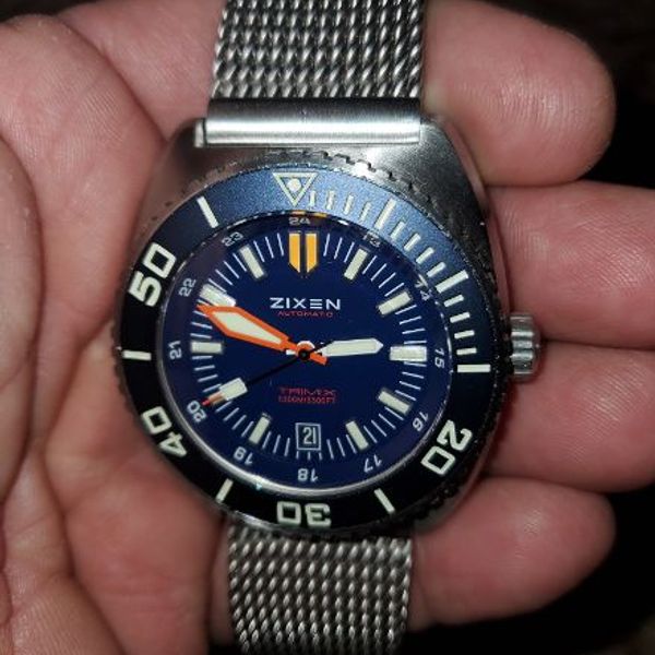 FS: Zixen Trimix 1000m Blue Dial/Bezel | WatchCharts Marketplace