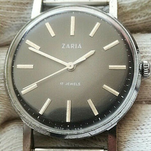 ZARIA OLD 1970 Mechanical WRIST Watch MADE IN USSR СССР | WatchCharts