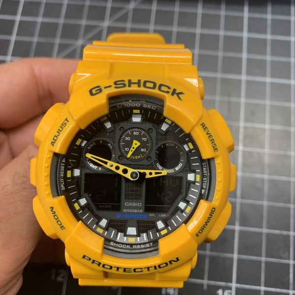 FS: Casio G-SHOCK GA100A-9A Yellow | WatchCharts Marketplace