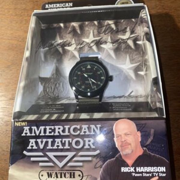 American Aviator WATCH Limited Collector's Edition PAWN SHOP STARS Rick Harrison | WatchCharts ...