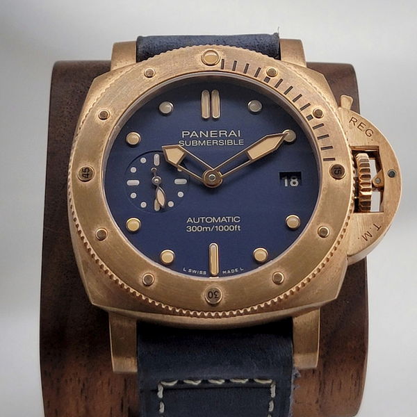 FS:Panerai Blu Abisso Submersible 42mm Bronze PAM1074 PAM01074 Complete ...