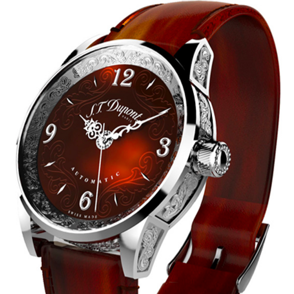 ST Dupont Conquest of the Wild West Natural Lacquer Automatic Swiss ...