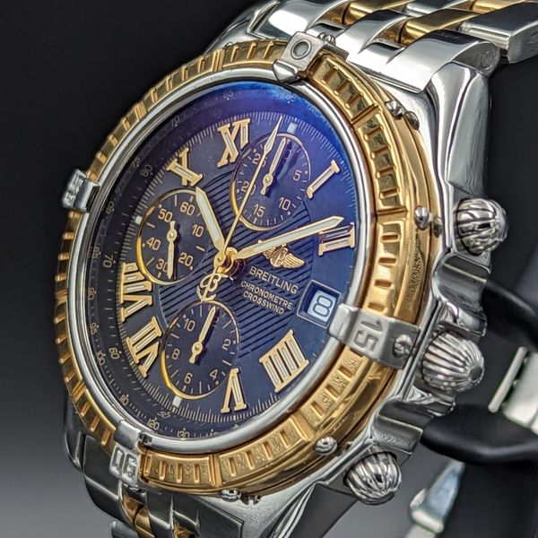 [WTS] Breitling Crosswind 18K & Steel Automatic Chronograph ref. D13355 ...