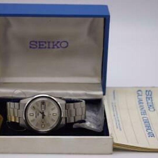 Vintage SEIKO 5 6119-8083 Automatic Men's Watch w/box & papers new old ...