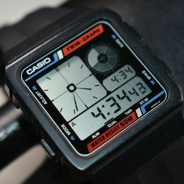 Vintage Casio AE-20W (588) JAPAN Digital Watch NEW BATTERY/BAND! | WatchCharts Marketplace