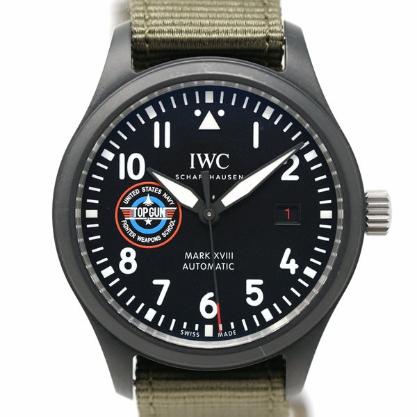 FS: Pre-Owned IWC Pilot's Mark XVII TOP GUN “SFTI” IW324711 & Stopwatch ...