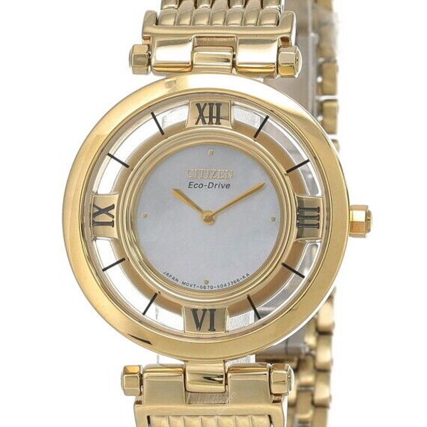 CITIZEN Stiletto Eco Drive MOP Dial SS Women's Watch EG3082-50D | WatchCharts Marketplace