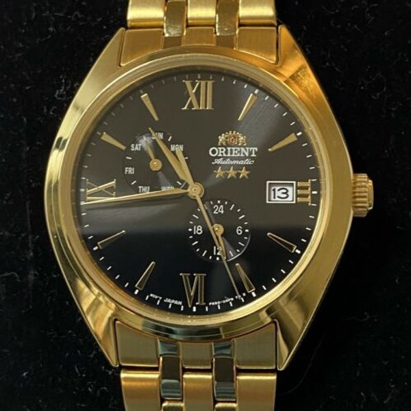 Orient Altair Tri/Three Star Automatic RA-AK0504B10A Men's Watch Gold ...
