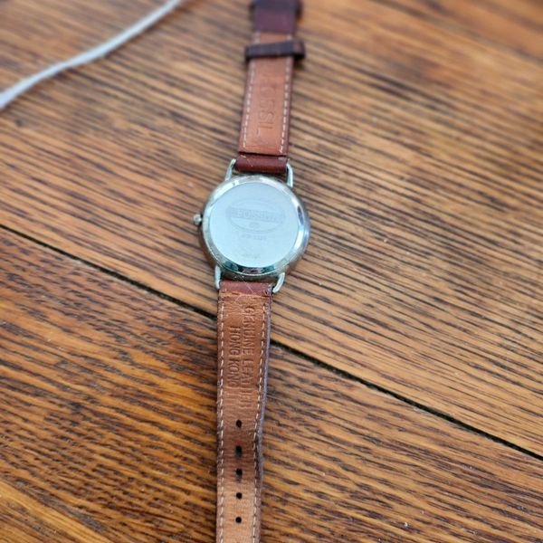 Rare Working Fossil Water Dial Watch JR-9950 Floating Gears ...
