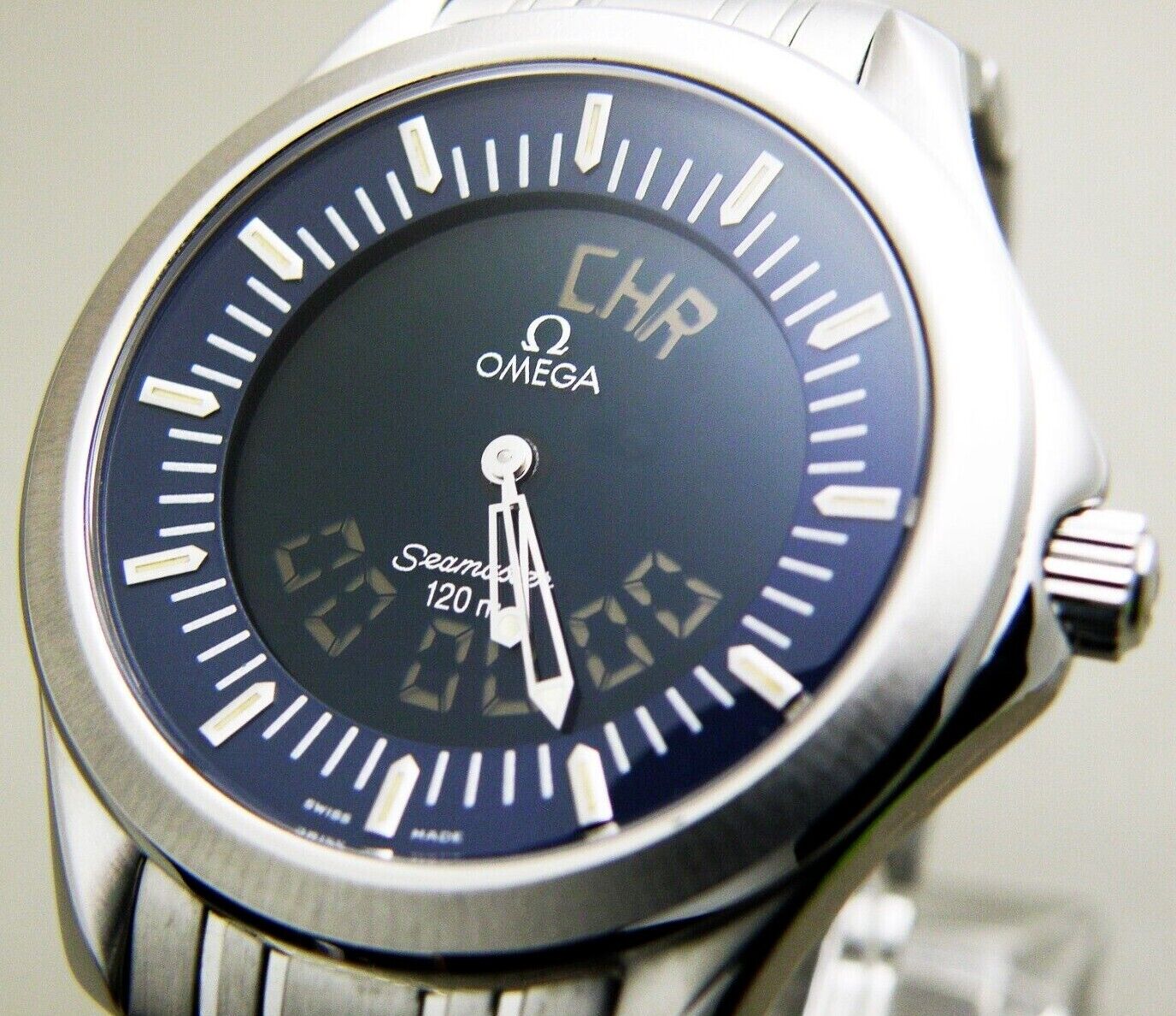 Omega Seamaster 120 Blue Dial , 2521.81 Multi Function Chronograph Men ...