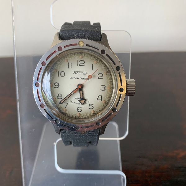 Vostok/Boctok Amphibia 17 jewel Mechanical Manual Wristwatch. Very good ...