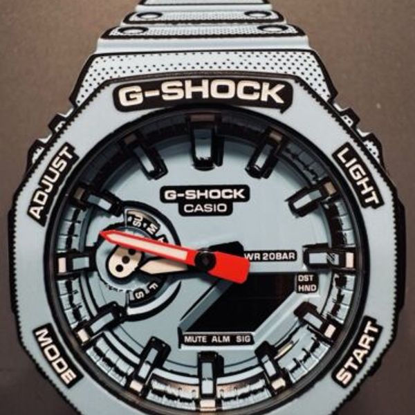 G-SHOCK MANGA THEME GA-2100MNG-2AJR Casio Sky Blue | WatchCharts Marketplace