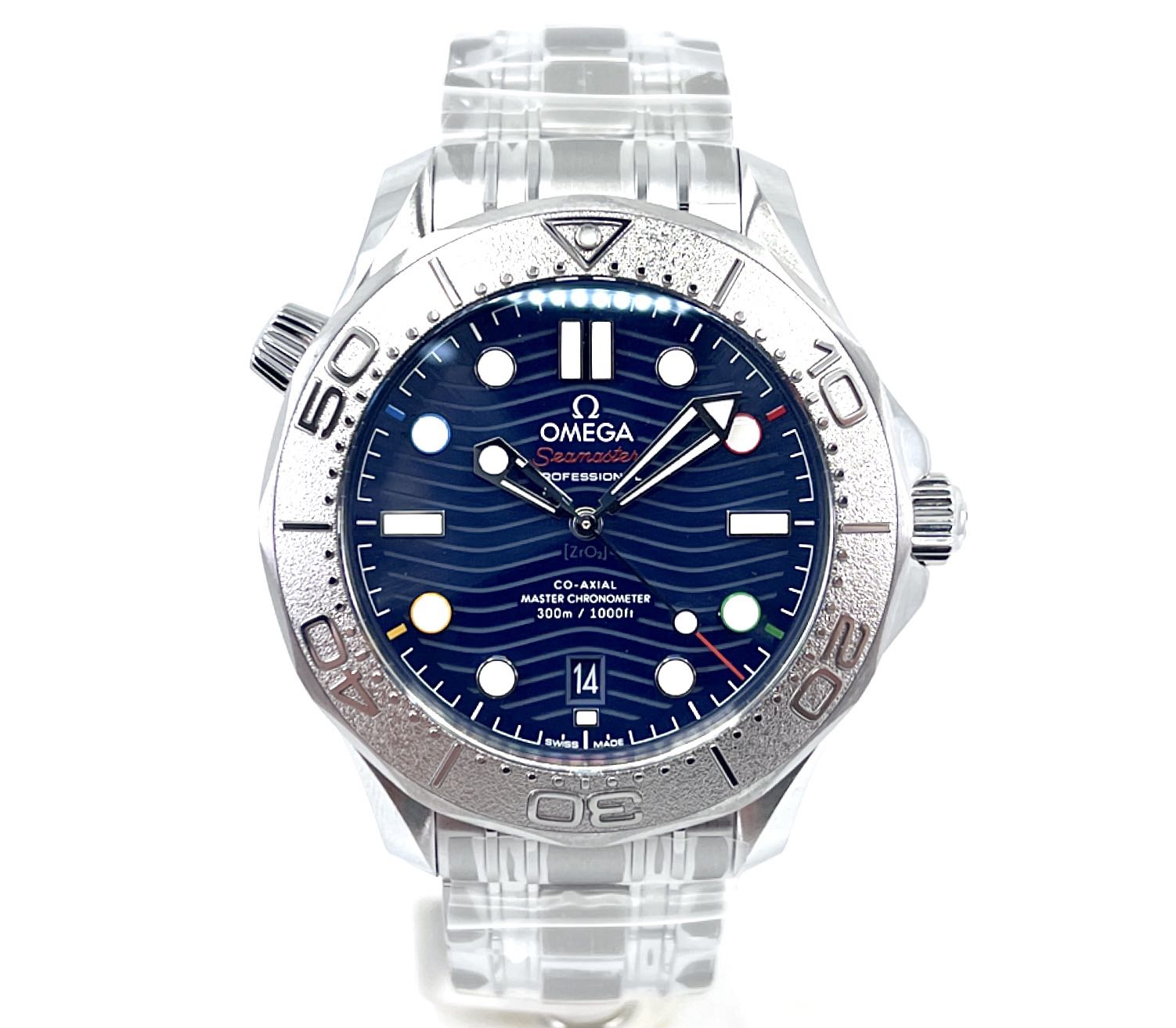 Omega Seamaster Diver 300M Master Co-Axial 42 Beijing 2022 Olympic ...