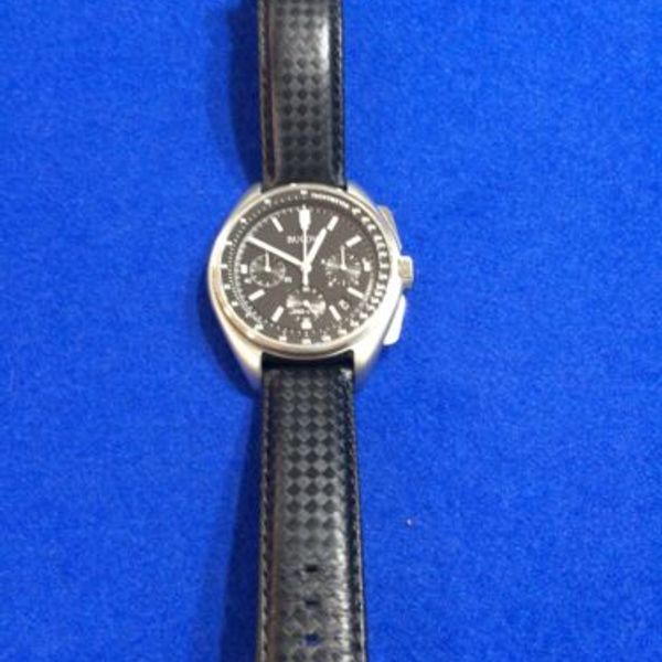 Bulova 96B251 Moon Apollo Lunar Pilot Special Edition Men Watch - Black ...