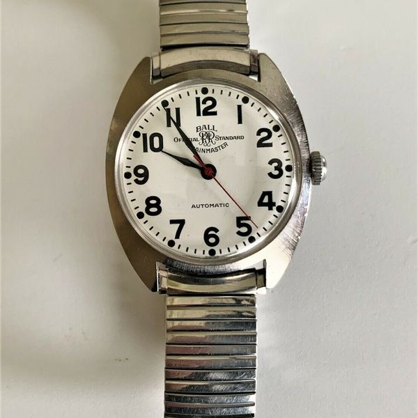 Ball Official Standard Trainmaster 25 Jewel Automatic Watch ...