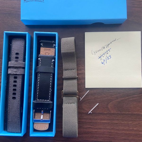 [WTS] 20mm Bartonand 18mm Nick Mankey watch strap | WatchCharts Marketplace