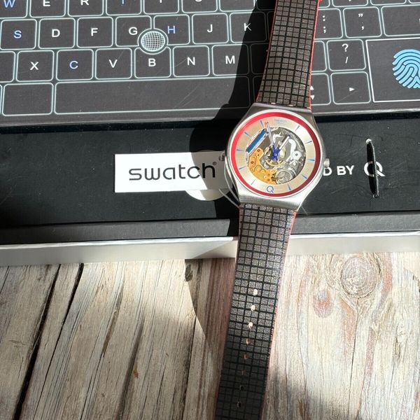 Swatch James Bond 007 2Q Watch (SS07Z102) - SKIN Irony - CIB NM w/ Box ...