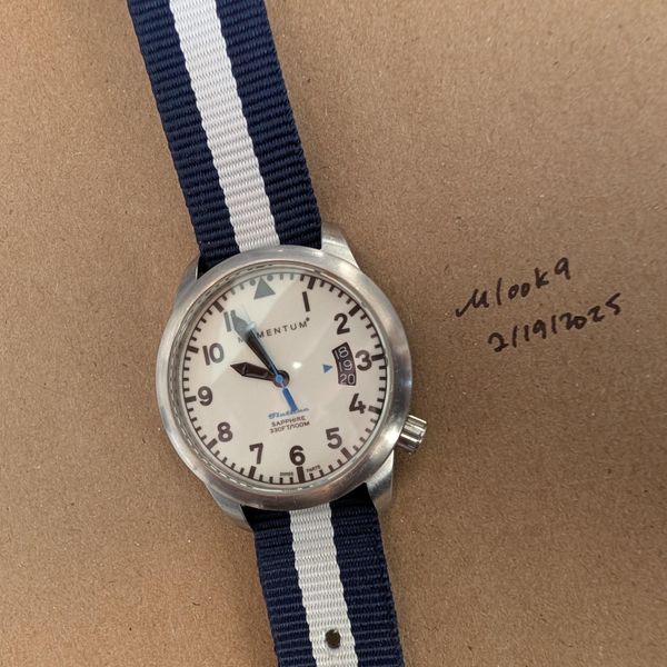 [WTS] Momentum Flatline full lume field watch | WatchCharts Marketplace