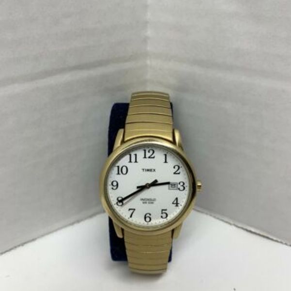 TIMEX Indiglo WR 30M Men’s Gold Tone Watch | WatchCharts Marketplace