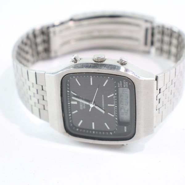 Seiko Ani Digi Alarm Chronograph Watch Ref H461-5000 Quartz Working ...
