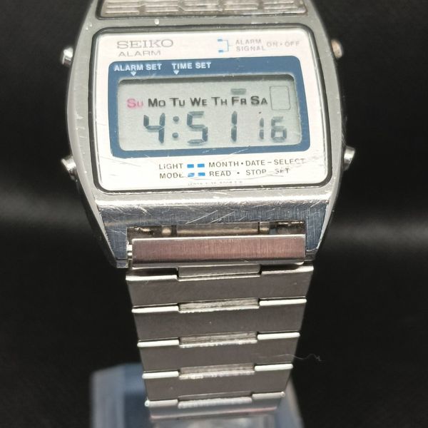 Vintage Seiko Lcd Watch A135-5000 70's Quartz For Spares Or Repair ...