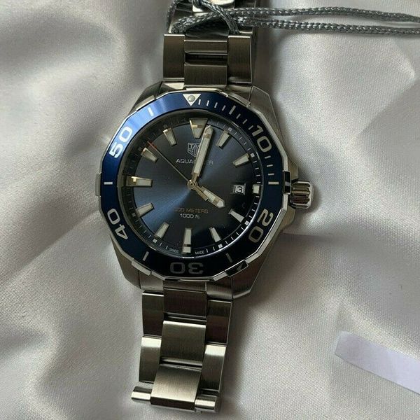 TAG Heuer Aquaracer Blue Dial 43mm Men's Watch WAY101C.BA0746 QUARTZ ...