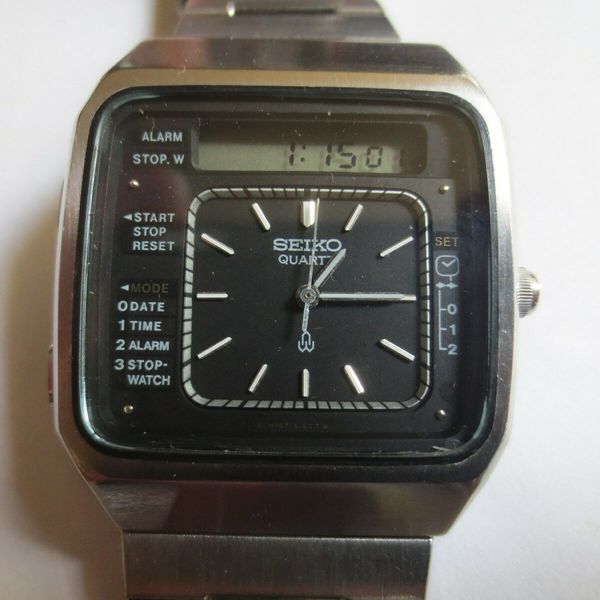 Rare Vintage Seiko H357-5060 LCD Digital Watch - 1980's | WatchCharts ...