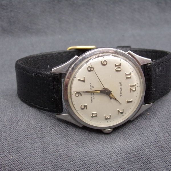 Men's Vintage BENRUS Mechanical Swiss Watch - Works Great ...
