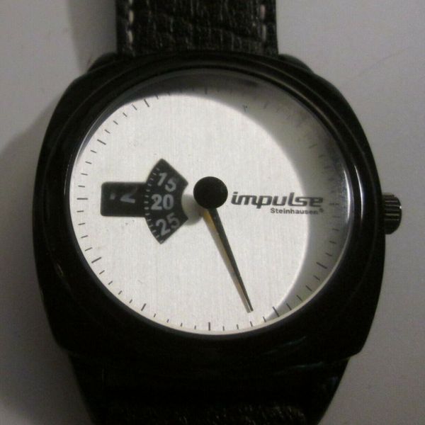 Steinhausen Impulse Mens Watch Leather Band Minimalist new battery ...